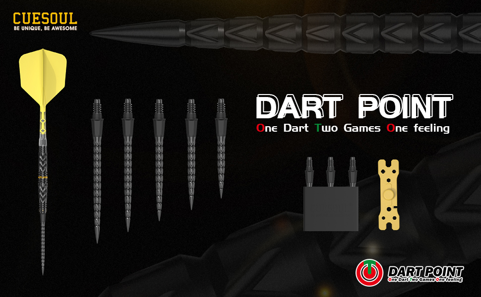 CUESOUL OTO Small Thread Steel Tip Dart Point
