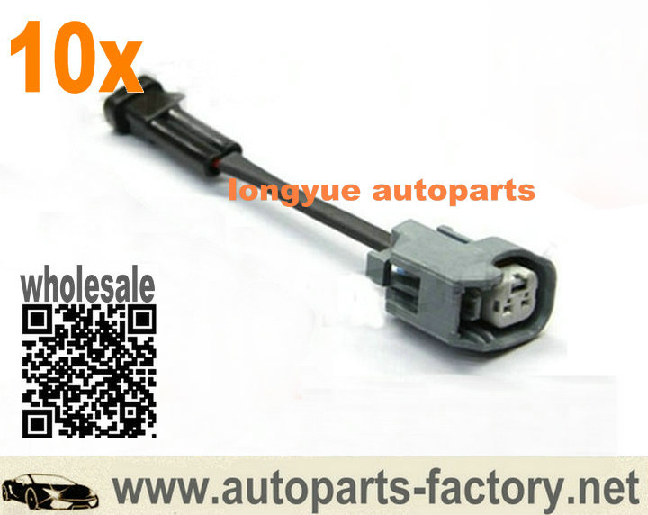 GM female ev14/ev6 to male delphi MFP fuel injectors connector adapter