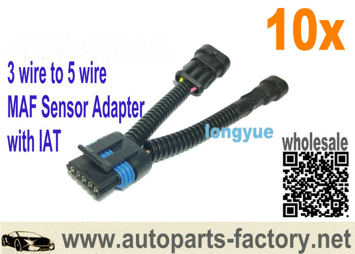 LS1 3 Wire to LS2 LS6 LQ4 Vortec 5 Wire MAF / IAT Sensor Adapter Wiring ...