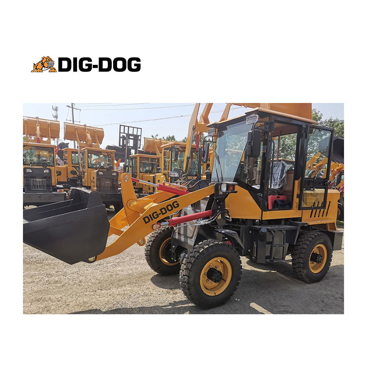 What is the role of the loader drive axle