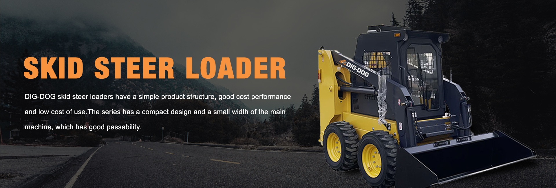 DIG-DOG Compact Equipment | Loaders, Excavator & Carriers