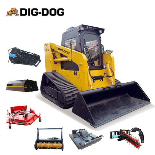 DIG DOG Factory Price Mini Crawler Loader Track Skid Steer Loader With ...