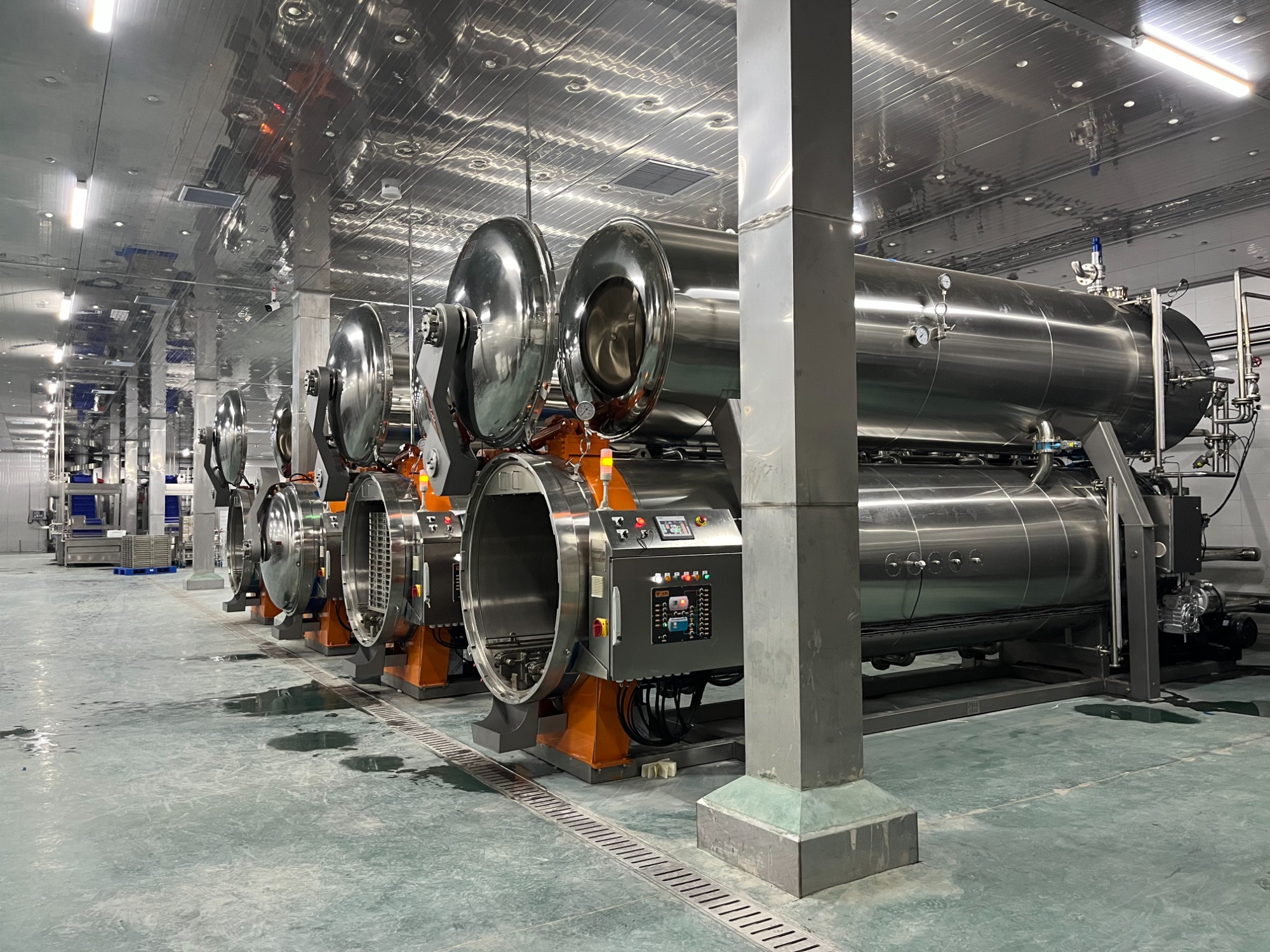 Water Immersion Rotary Retort Machine,Rotary Retort Machine