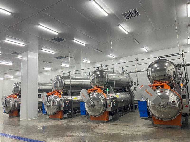 Water Immersion Rotary Retort Machine,Rotary Retort Machine