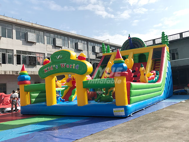 Giant Inflatable peacock Playland Castle Play Park Outdoor Inflatable ...