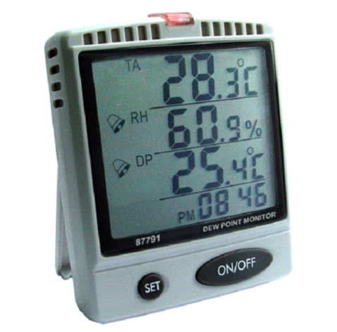 AZ 87791 Desktop / Wall Mount Dew Point Temperature Hygrometer,Digital ...