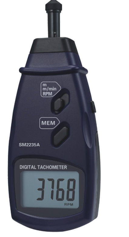 SM2235A Digital Tachometer 5 digits 18mm (0.6") White backlight LCD ...