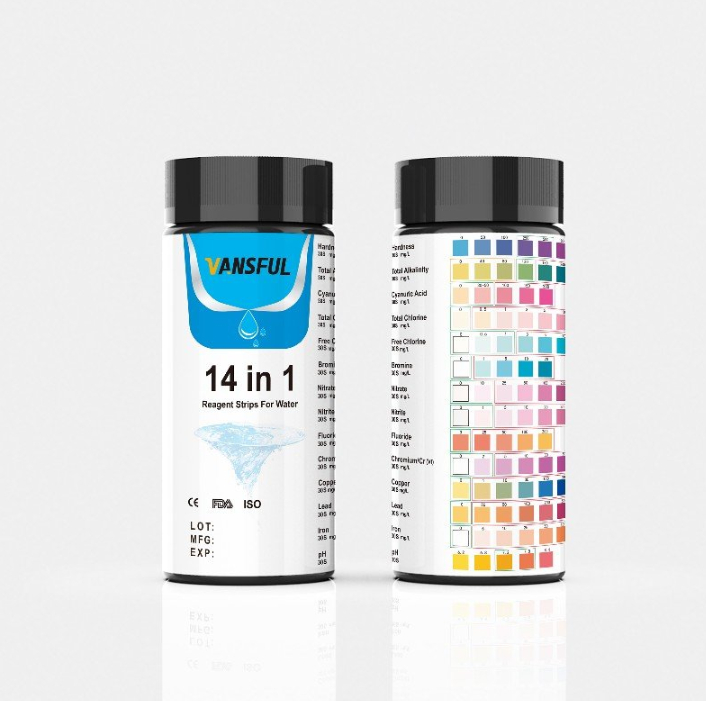 14 parameters urine analysis reagent strips,PH Paper