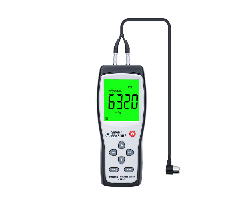 Digital Ultrasonic Thickness Gauge Sound Velocity Meter Metal Depth ...