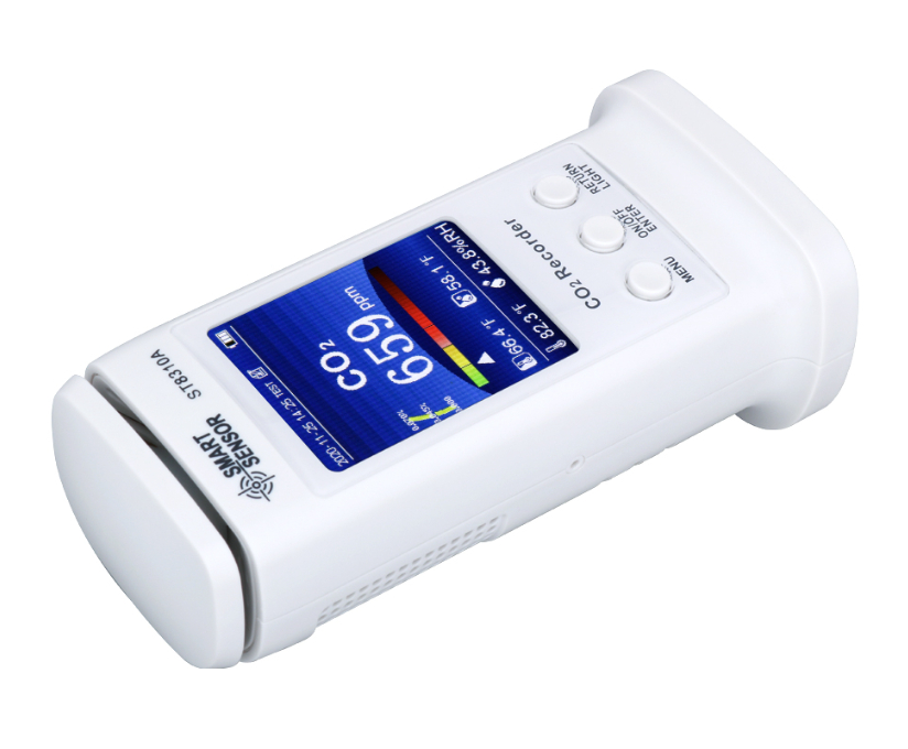 Digital Carbon Dioxide Recorder Air Quality Monitor Real-Time Tracking ...