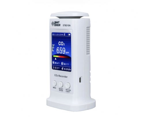 Digital Carbon Dioxide Recorder Air Quality Monitor Real-Time Tracking ...