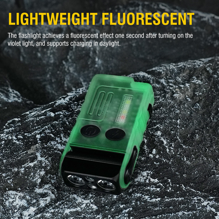 Boruit V20 Mini Keychain Flashlight High Power 1000 Lumens Usb-c ...