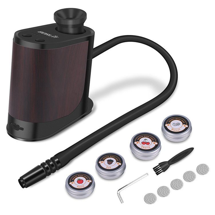 Old Fashioned Smoker Kit Soking Gun With XL 7-1/4″ Doe- Hot Cold ...
