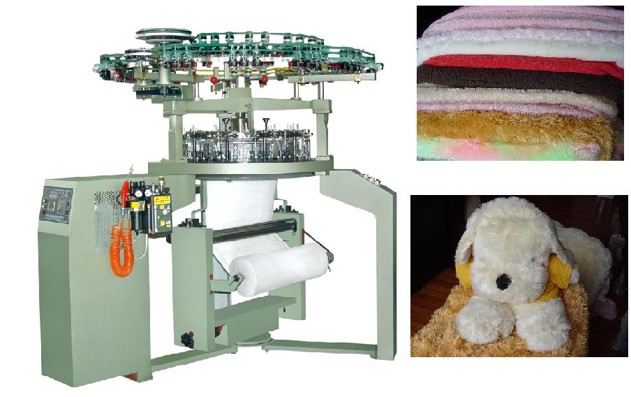 JL08 LOOP-CUT KNITTING PLUSH MACHINE ,FUR CORAL PLUSH MACHINE