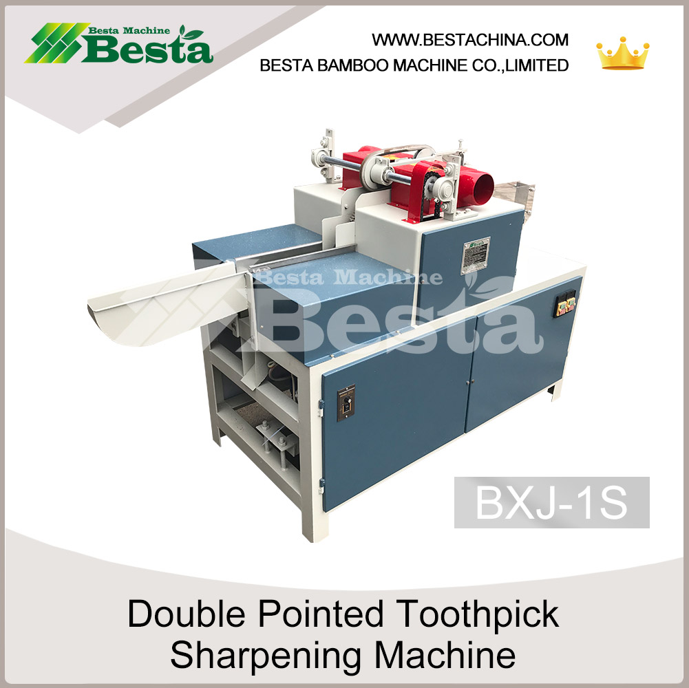 Bamboo toothpick sharpening machine, toothpick shape forming machine