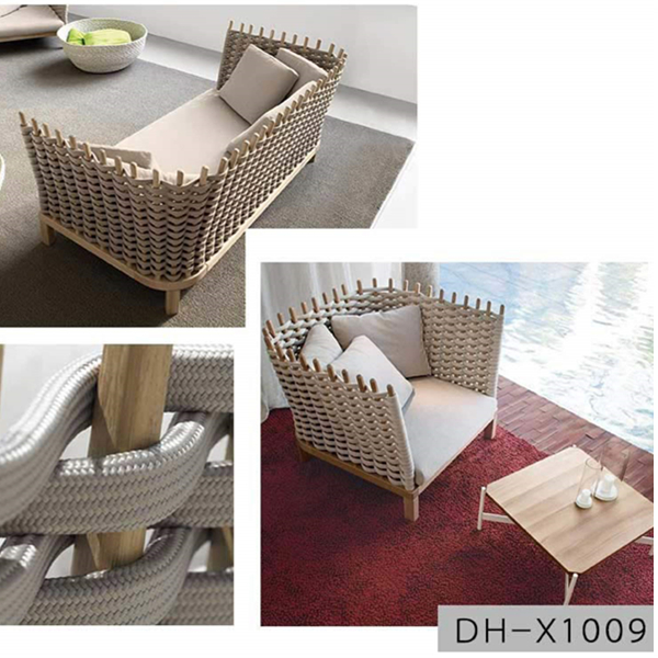 Outdoor Rope Sofa Set