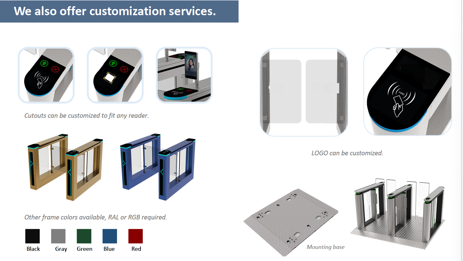Why is the swing gate turnstile so popular with high-end places?