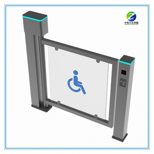 Self-closing Pedestrian Gate Turnstile