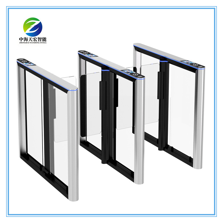 Super Slim Speed Gate with Palmprint Face Recogintion RFID Card Controller
