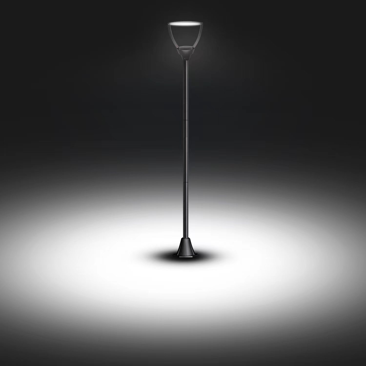 150W outdoor LED garden light pole mounted fixture for gardens streets ...