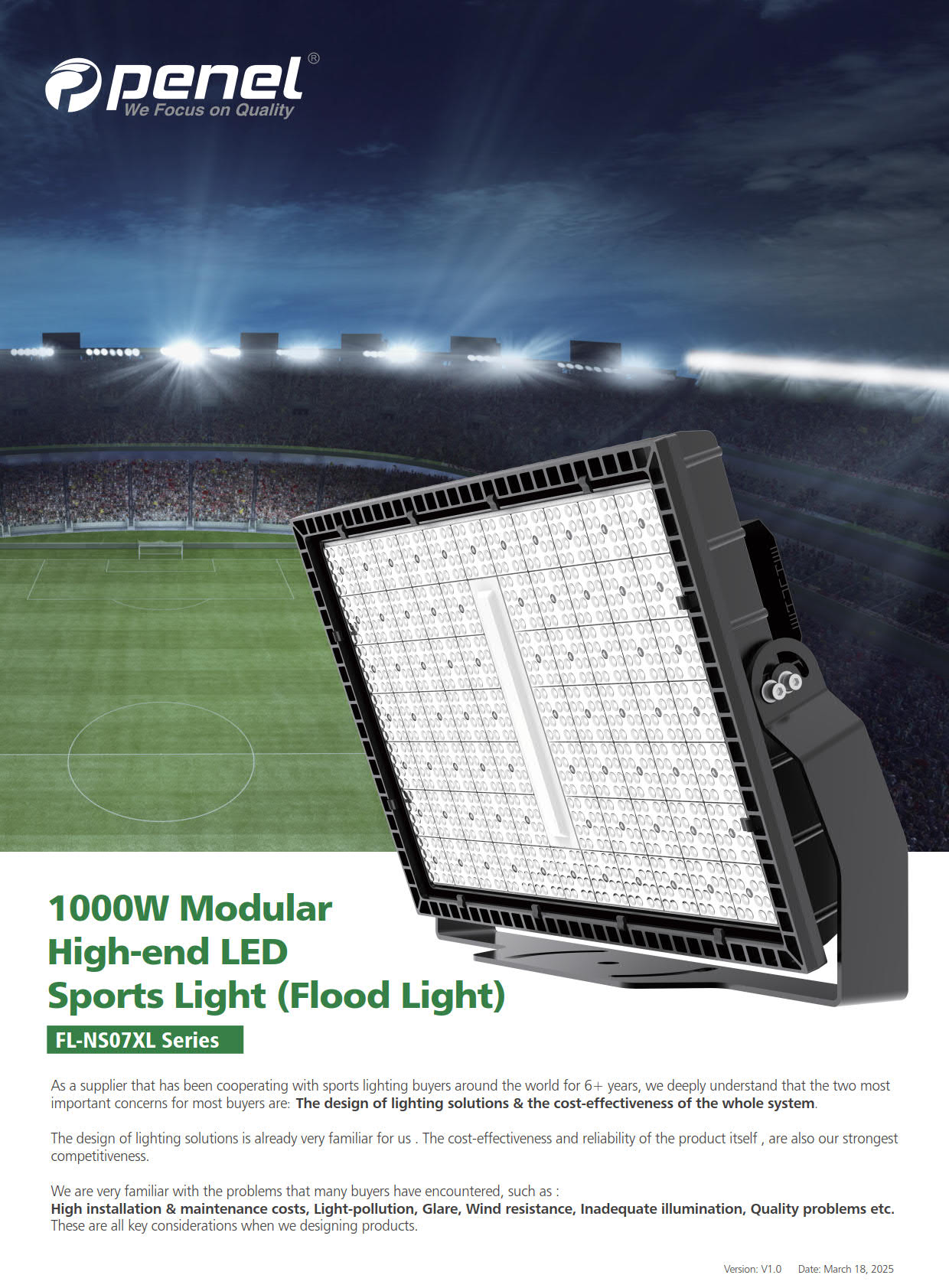Professional factory of led Sports light, Street light , High bay light ...