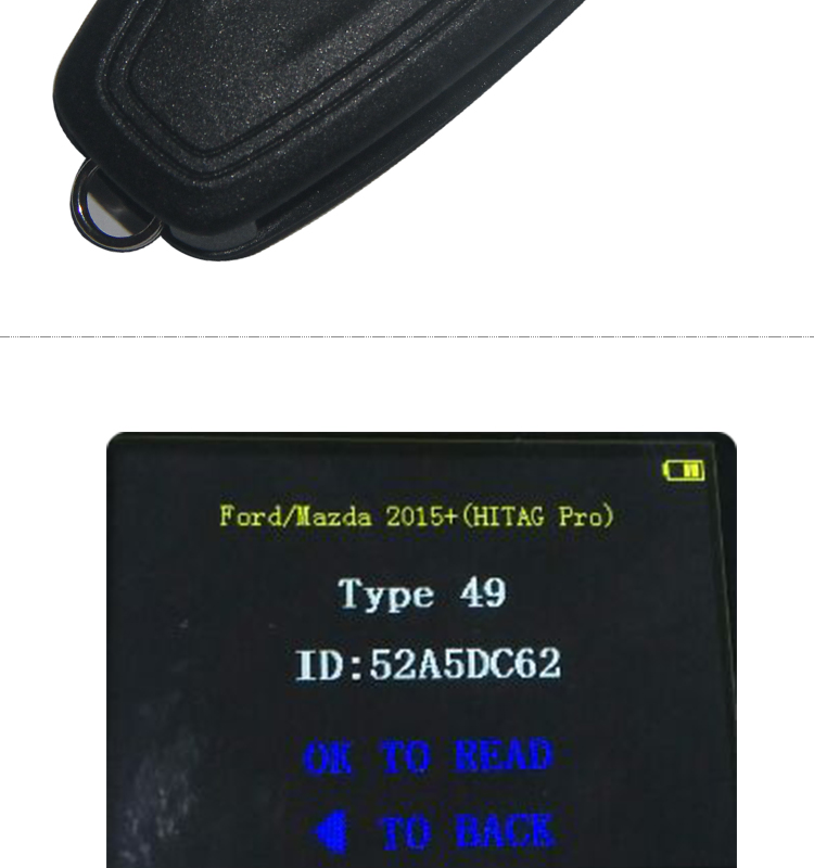 AK018083 for Ford Transit Flip Remote Key 3 Button 434MHz 49 chip GK2T ...