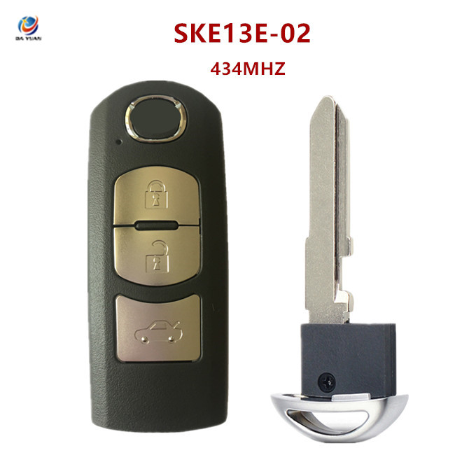 AK026049 3 Buttons Smart Car Key for MAZDA 2013-2019 CX-3 CX-5 Axela ...
