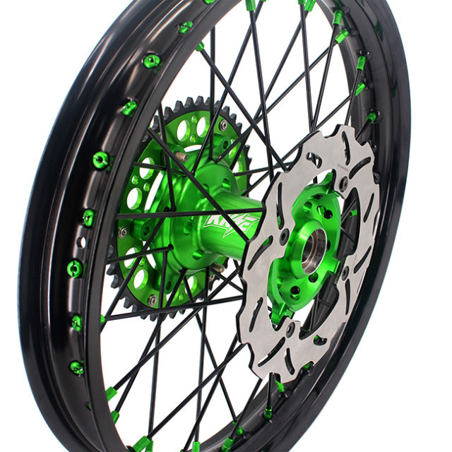 KKE 21/19 Inch MX Wheels Rims Set fit Kawasaki KX250F KX450F 2006-2014 ...