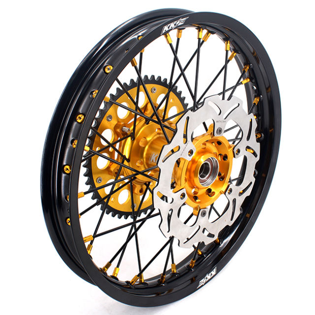 KKE 21/19 MX Motorcycle Wheels Rims Set Fit Suzuki RM125, RM250 2001 ...