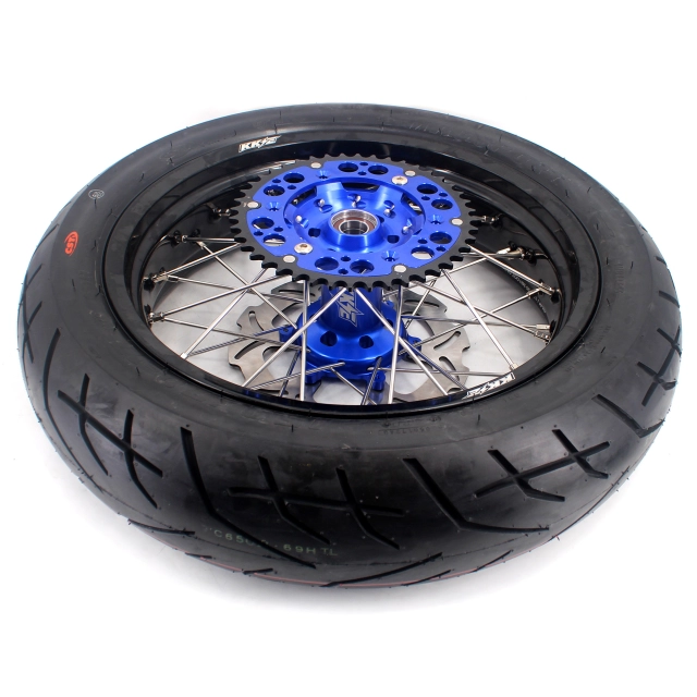 KKE 3.5*17/4.25*17 Supermoto Wheels Set With CST Tire Fit YAMAHA WR250F ...