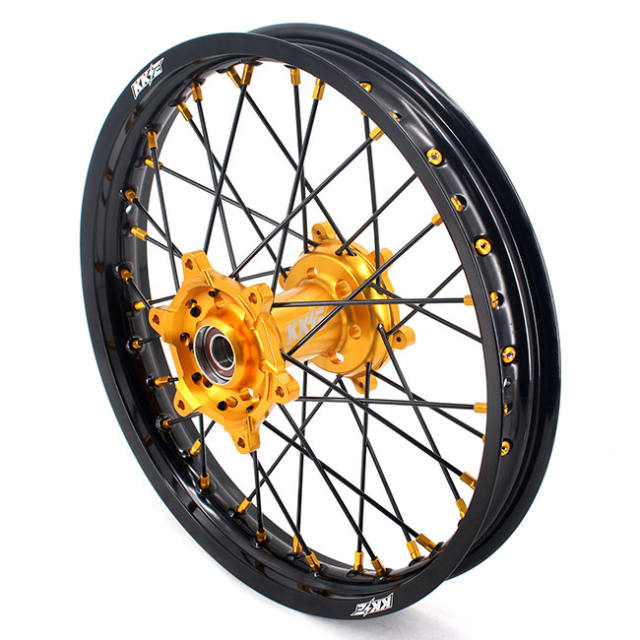 KKE 21/19 MX Motorcycle Wheels Rims Set Fit Suzuki RM125, RM250 2001 ...