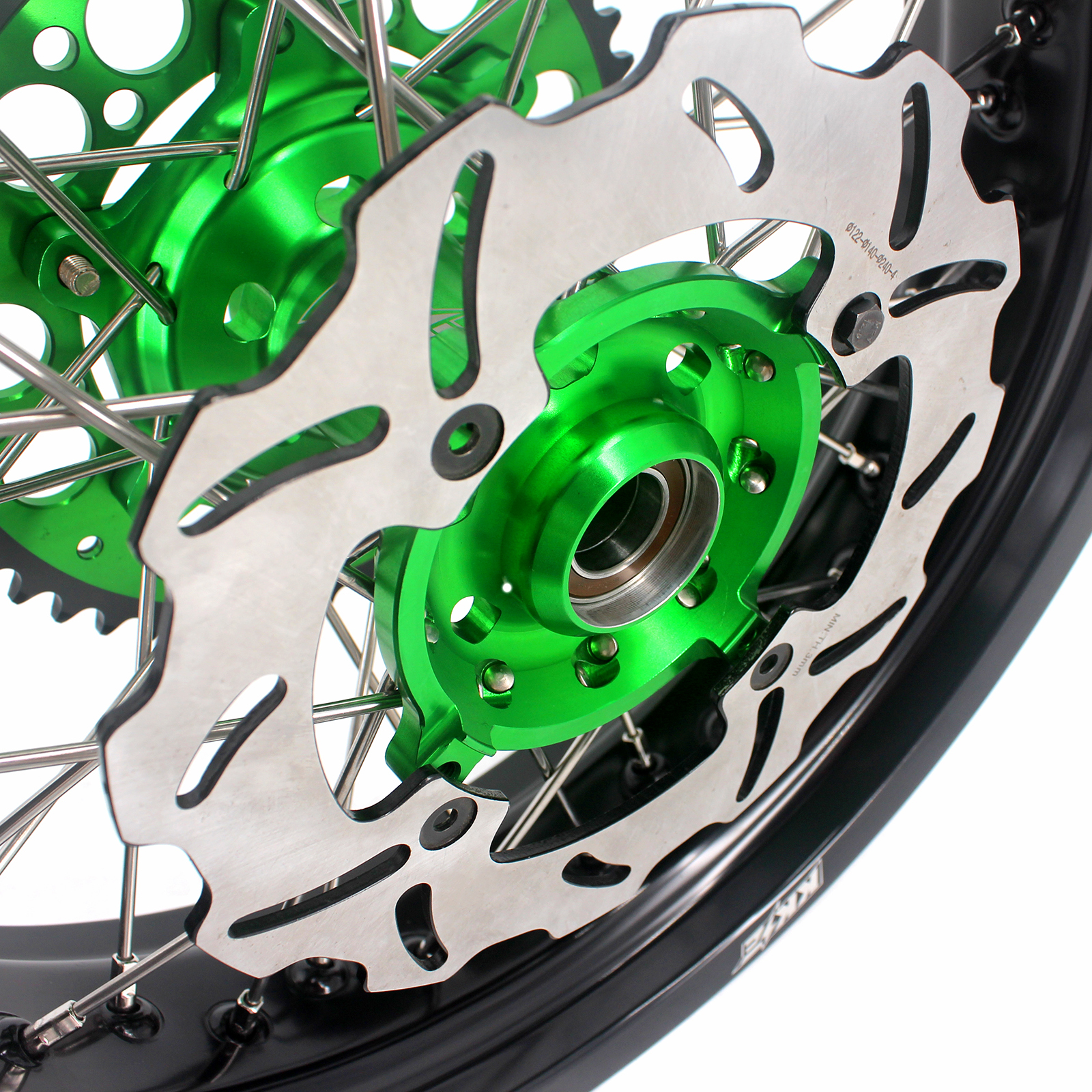 KKE 3.5/4.25*17 Supermoto Dirtbike Wheels Rims Fit KAWASAKI KX125 ...