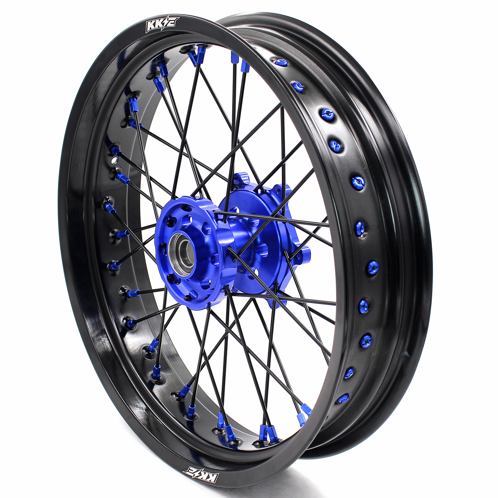 KKE 3.5*17/4.25*17 Supermoto Wheels Set Fit YAMAHA YZ125/250 YZ250F ...