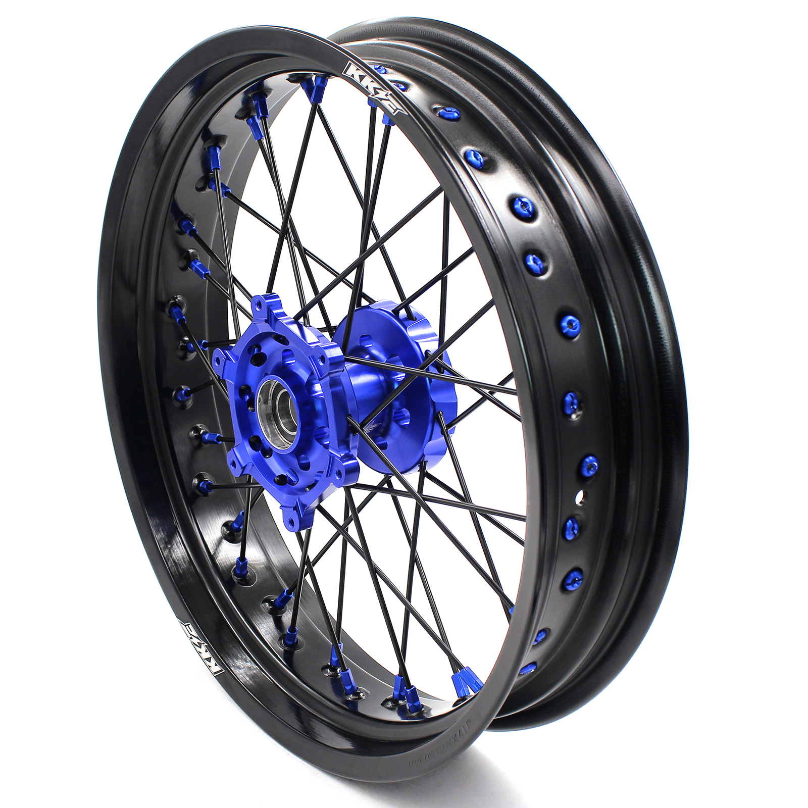 KKE 3.5*17/4.25*17 Supermoto Wheels Set Fit YAMAHA YZ125/250 YZ250F ...