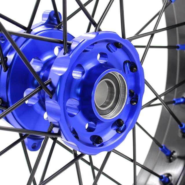 KKE 3.5*17/4.25*17 Supermoto Wheels Set Fit YAMAHA YZ125/250 YZ250F ...