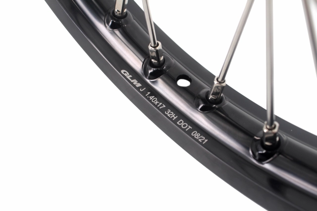 KKE 19/16 Kid's Wheel Rim Set Compatible with KTM85 SX 2021-2024 Silver Hub