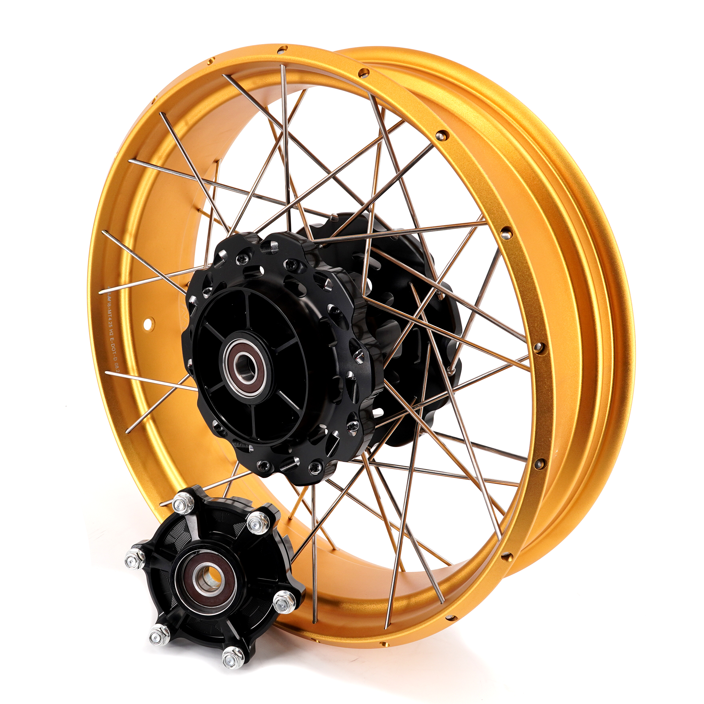 for Tenere 700 -- VMX 2.15*21"/4.25*18" Tubeless Wheels Compatible with ...