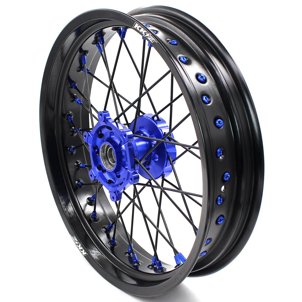 KKE 3.5*17/4.25*17 Supermoto Wheels Set Fit YAMAHA YZ125/250 YZ250F ...