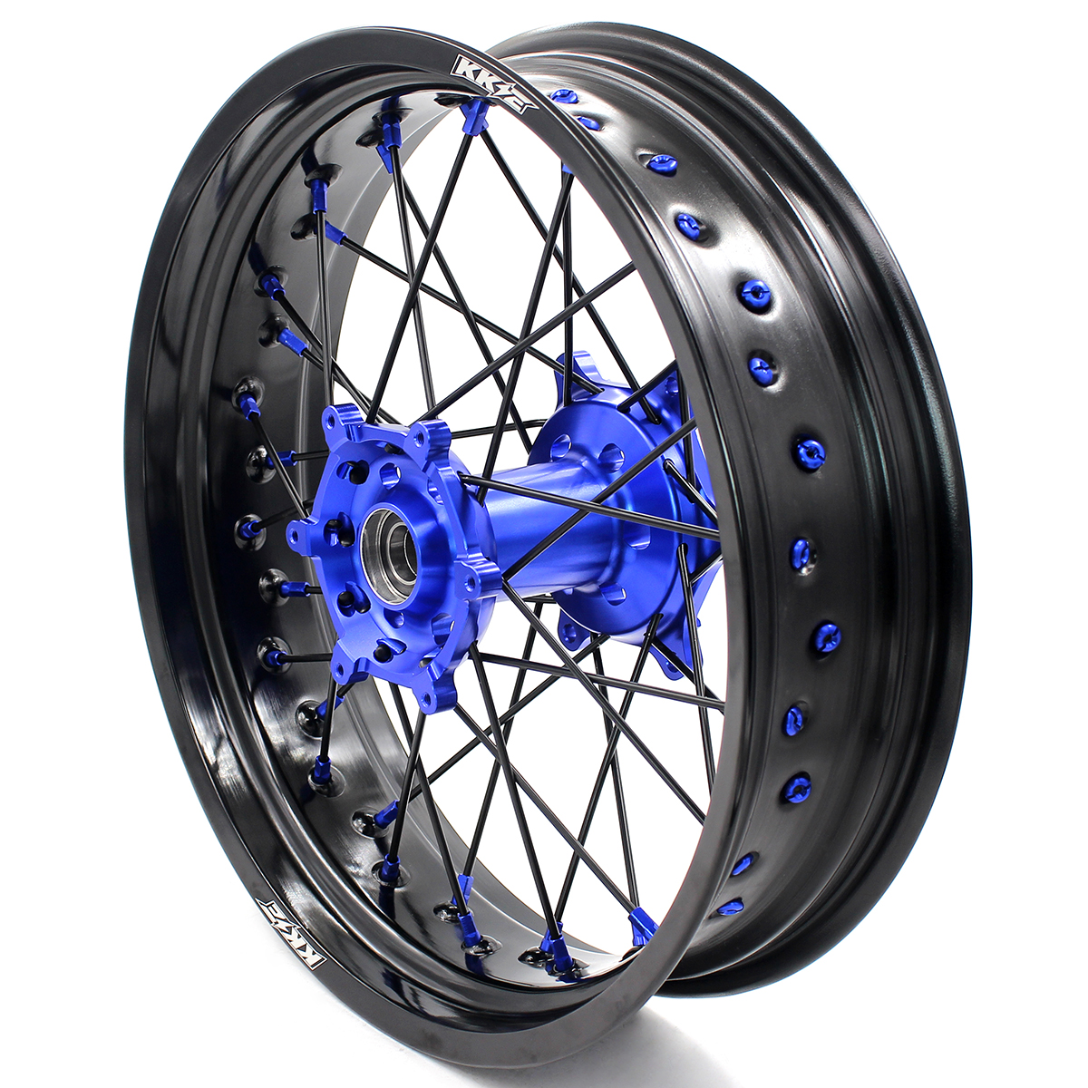 KKE 3.5*17/4.25*17 Supermoto Wheels Set Fit YAMAHA YZ125/250 YZ250F ...