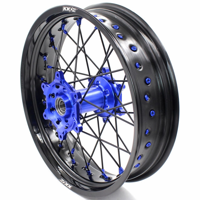 KKE 3.5*17/4.25*17 Supermoto Wheels Set Fit YAMAHA YZ125/250 YZ250F ...