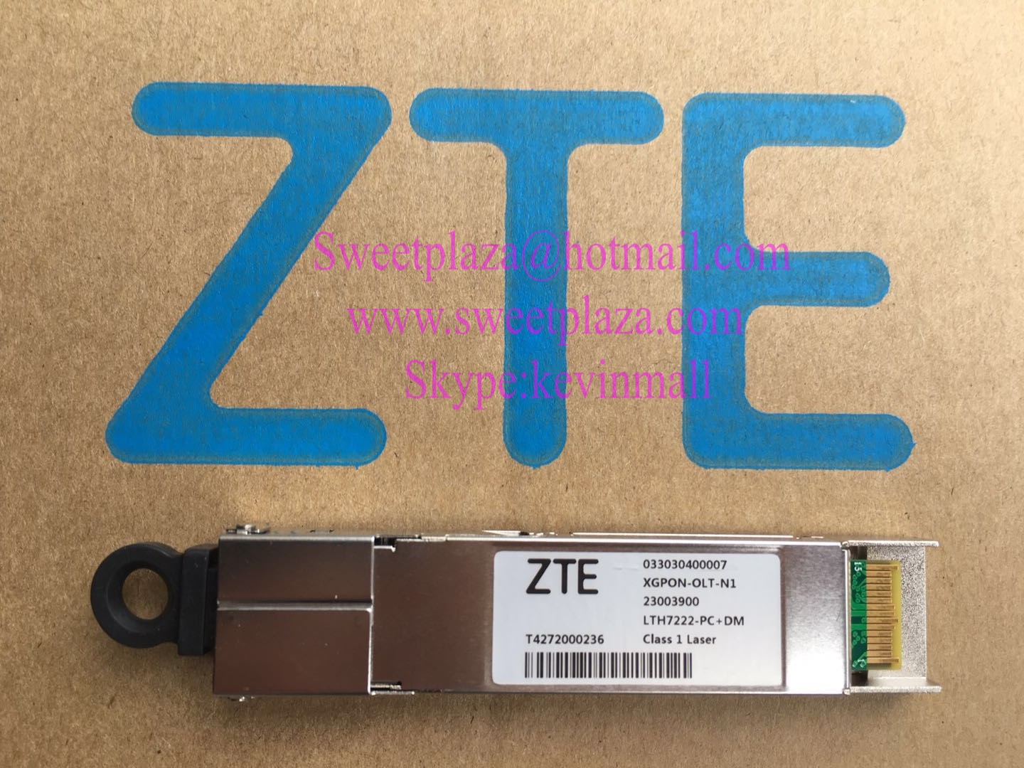 ZTE OLT 10G GPON board service card GTXO with 8 XFP module for C300 and ...
