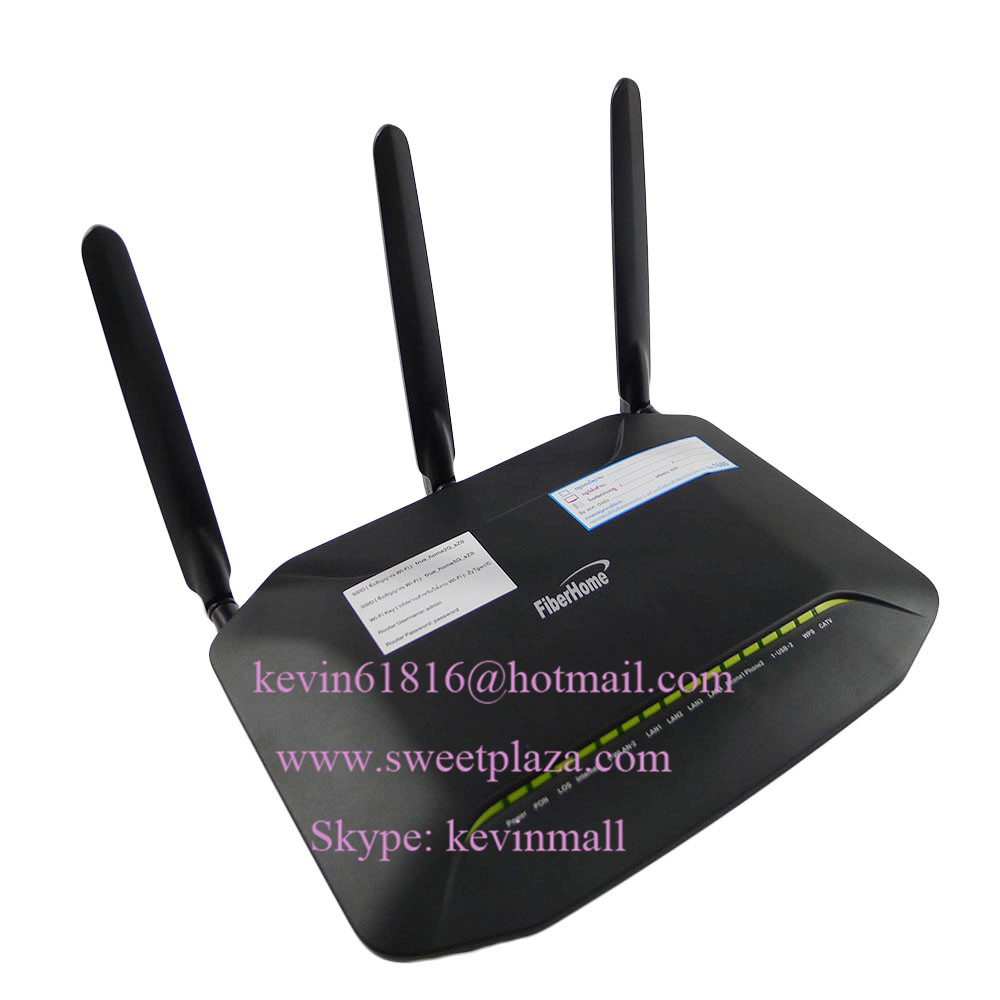 Fiberhome HG268XF GPON ONU with 4GE LAN dual band 2.4G&5G WIFI 5dbi ...