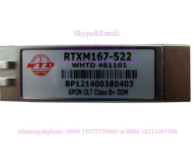 WTD Original SFP module class B+ single SC port for GPON OLT