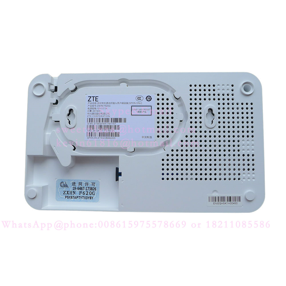 ZTE ZXHN F620G V7 GPON ONU with 4 GE LAN ports 2 voice POTS ONT,ZTE ONU