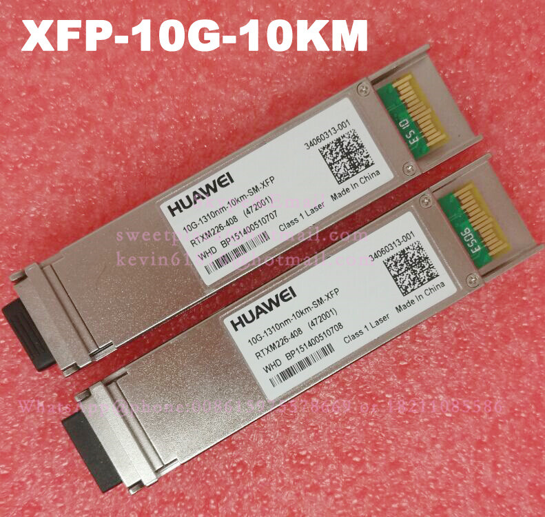 original huawei 10G module,10G-1310nm-10km-SM-XFP, single mode XFP port transceiver, high speed ...