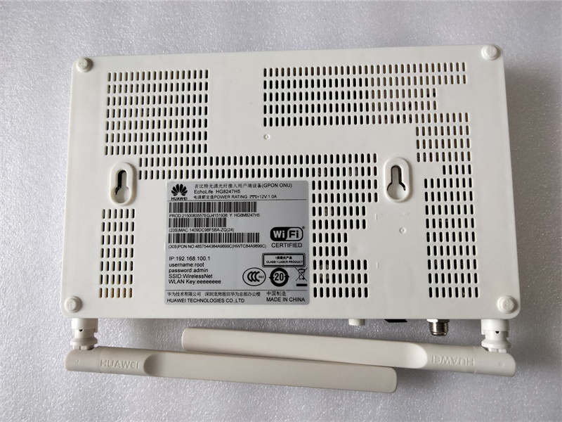 Original brand HG8247H5 CATV GPON ONU ONT 1GE+3FE+1Tel+CATV+WiFi English version