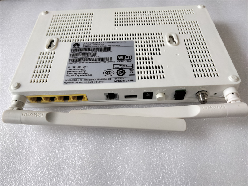 Original brand HG8247H5 CATV GPON ONU ONT 1GE+3FE+1Tel+CATV+WiFi English version