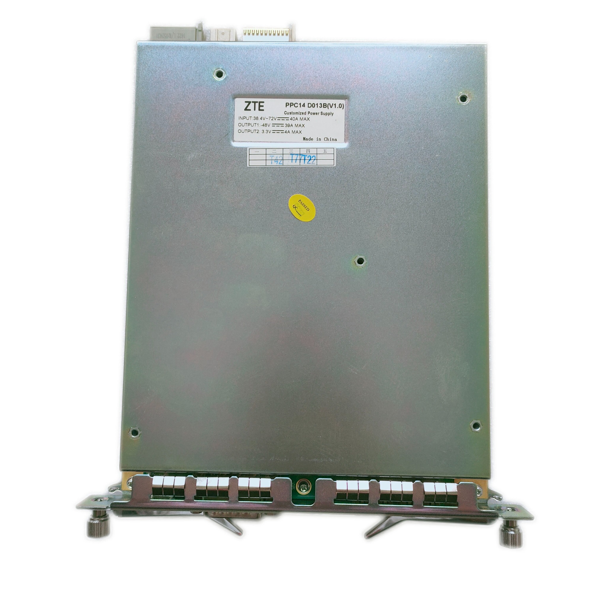 ZTE power board PRWH or PRWGS card for C300 GPON or EPON OLT, -48V DC