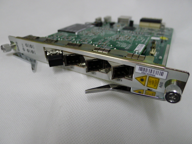 ZTE 4 ports uplink board GUFQ with 2 SFP modules, 1.25G card from C300 ...