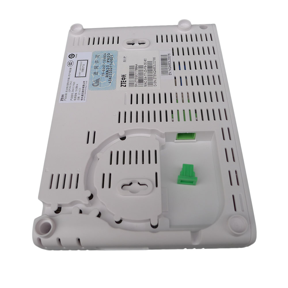 ZTE ZXA10 F620 V5 GPON ONU with 4 ethernet ports and 2 voice pots apply ...